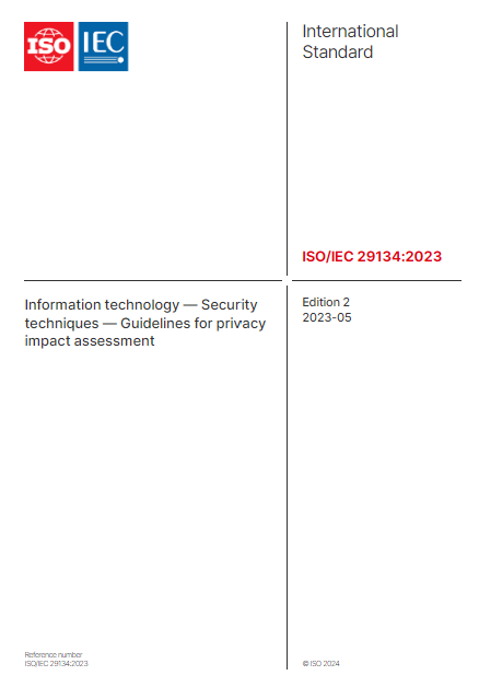 ISO/IEC 29134:2023 Guidelines for privacy impact assessment - Audit ...